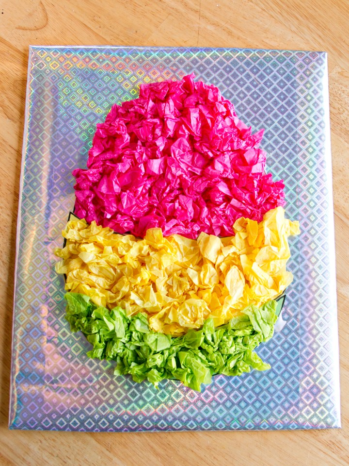 Spring crafts for kids: coloring pages and tissue paper crafts – ART ...